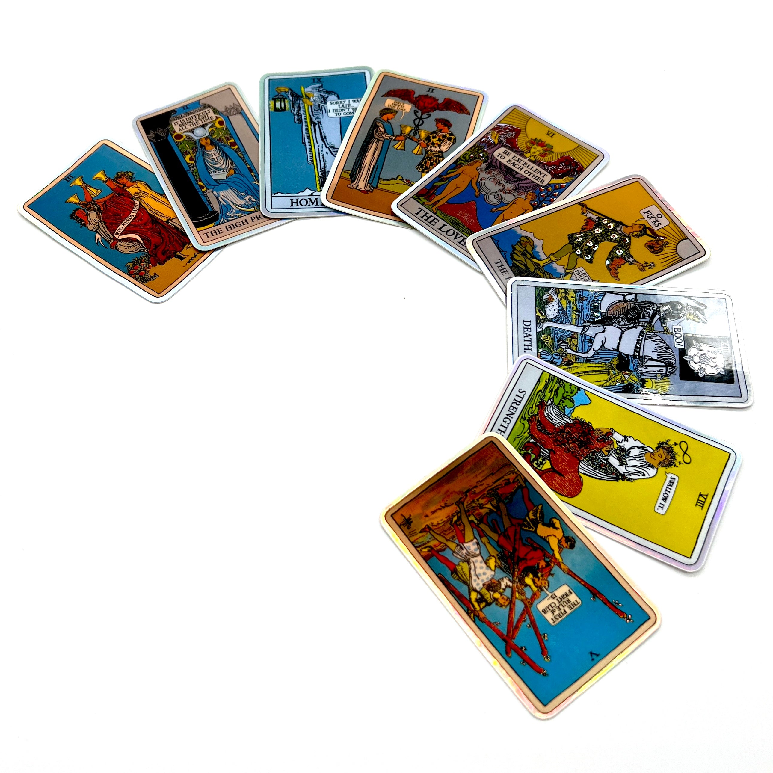 Tarot Card Sticker – Psychic Sister